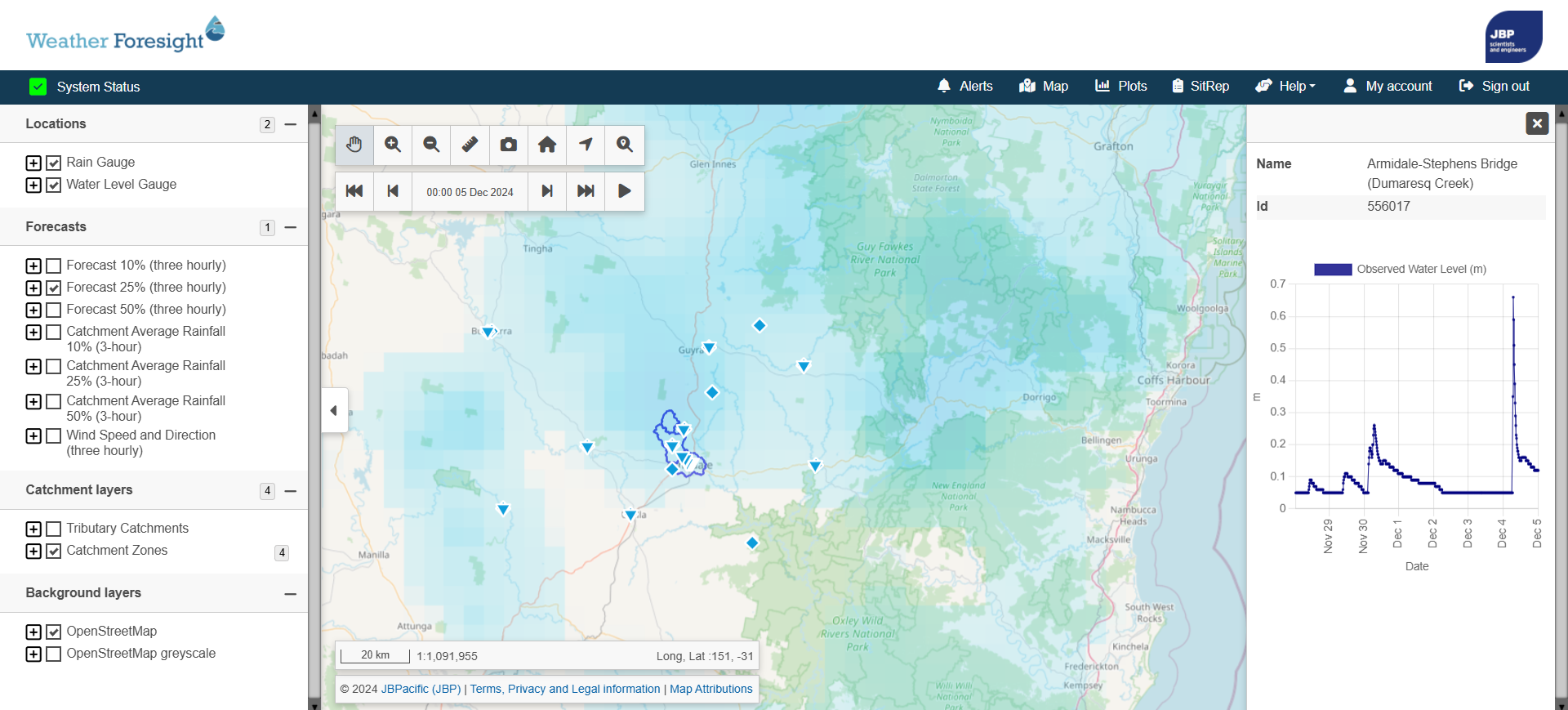 Armidale Flood Warning System - JBP